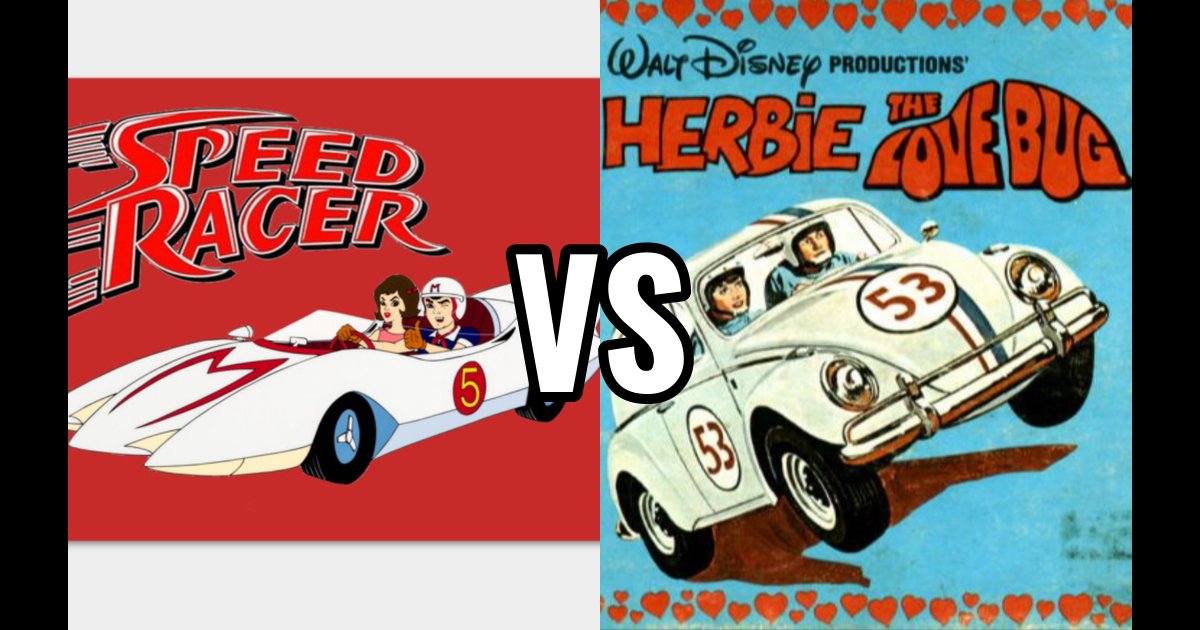 Mach 5 (Speed Racer) vs Herbie (The Love Bug) - Which Fictional Vehicle ...