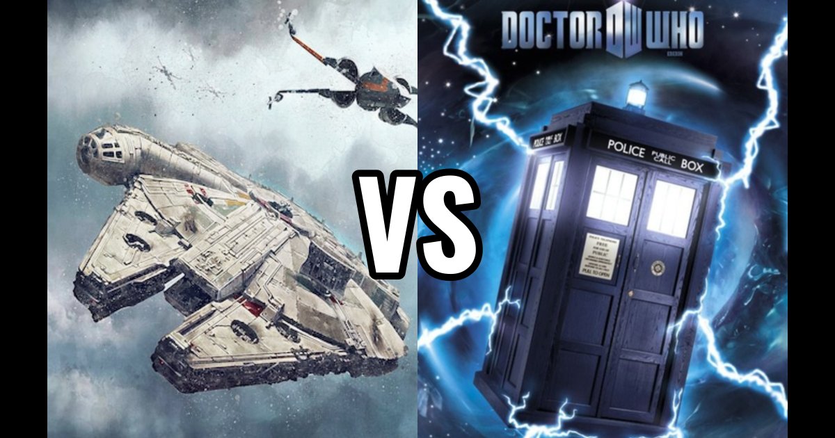 Millennium Falcon (Star Wars) vs TARDIS (Doctor Who): Millennium Falcon ...