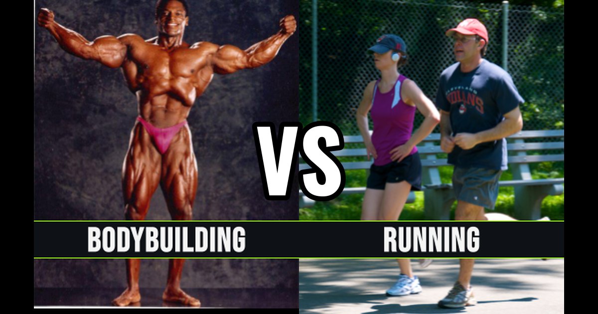 Bodybuilding vs Running: Running Leads