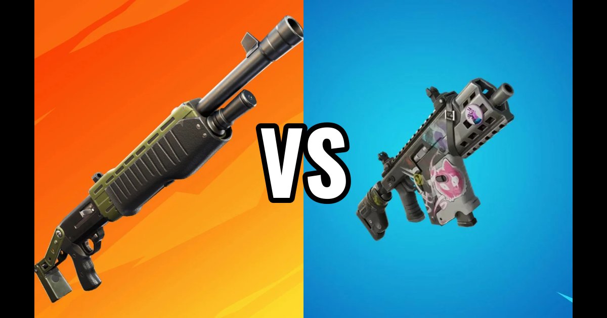 Pump Shotgun vs Thunderburst SMG: Pump Shotgun Leads