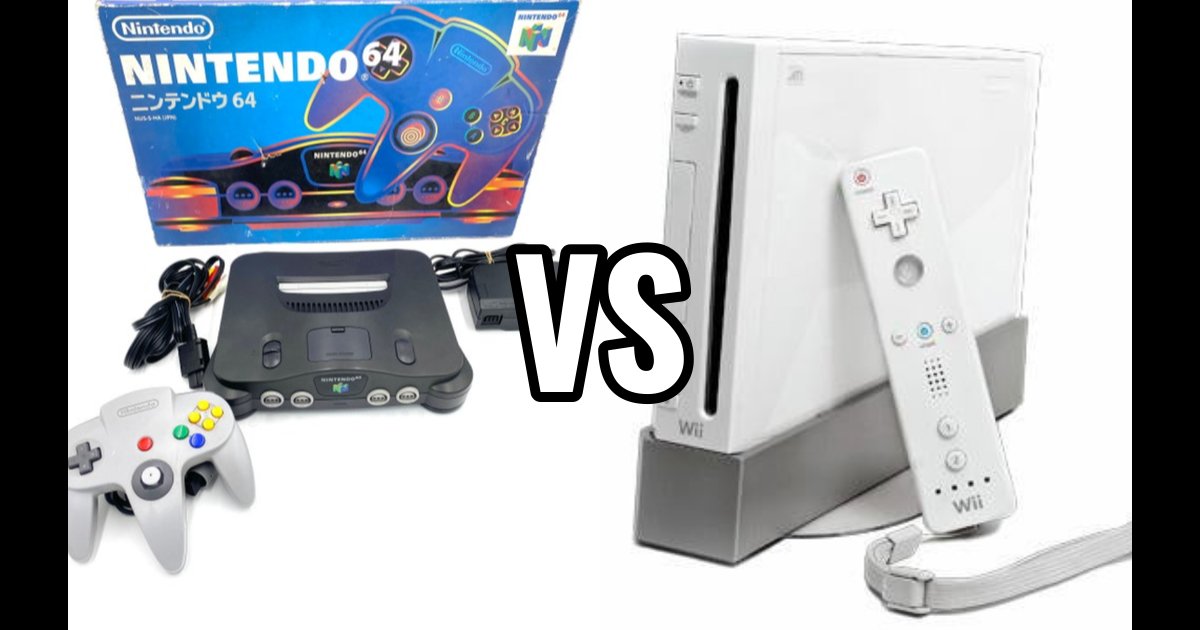 Nintendo 64 (N64) vs Nintendo Wii: Nintendo Wii Leads