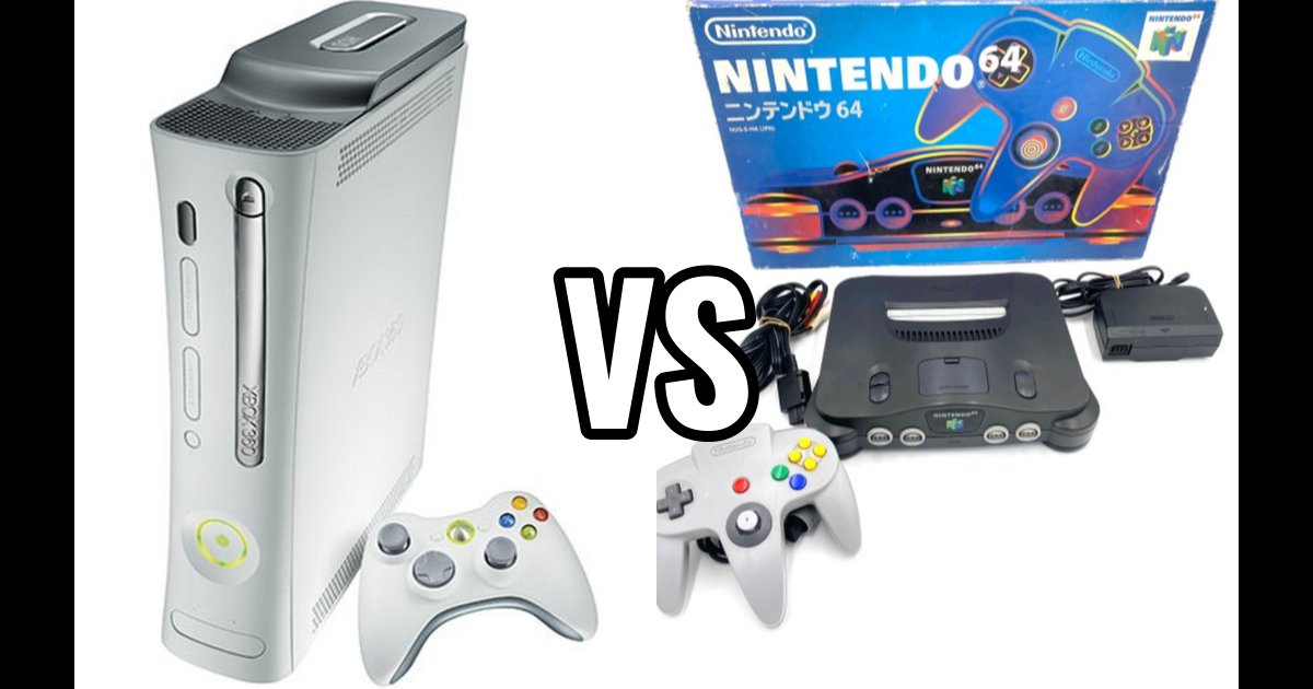 Nintendo 64 (N64) vs Xbox 360: Xbox 360 Leads