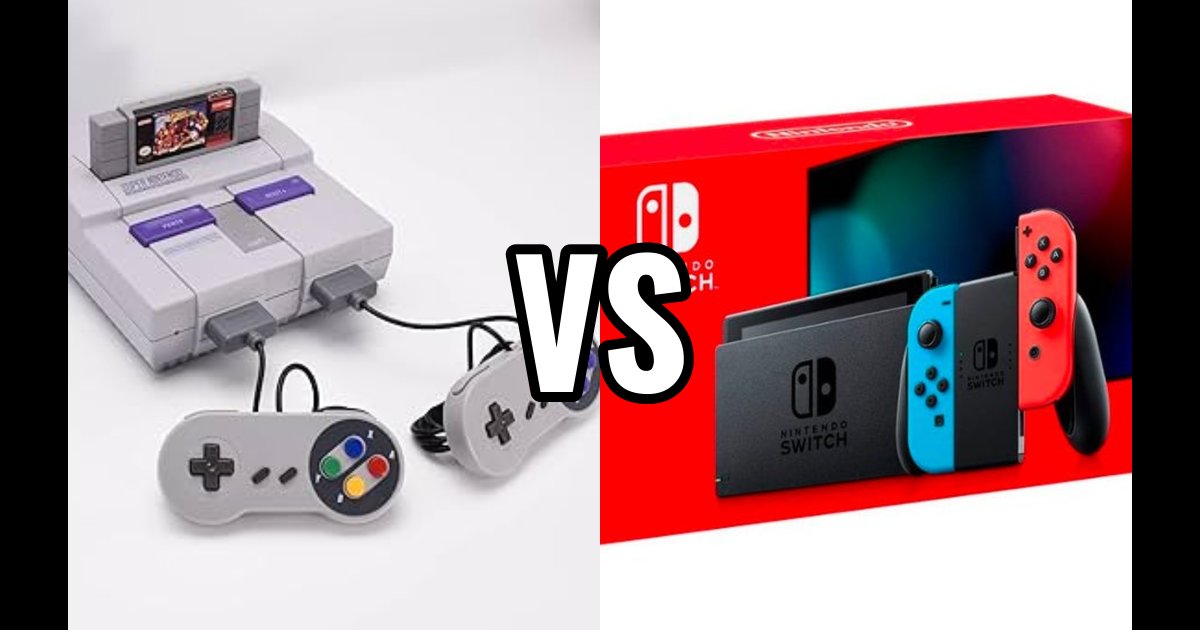 Super Nintendo (SNES) vs Nintendo Switch - Which Game Console is Better?