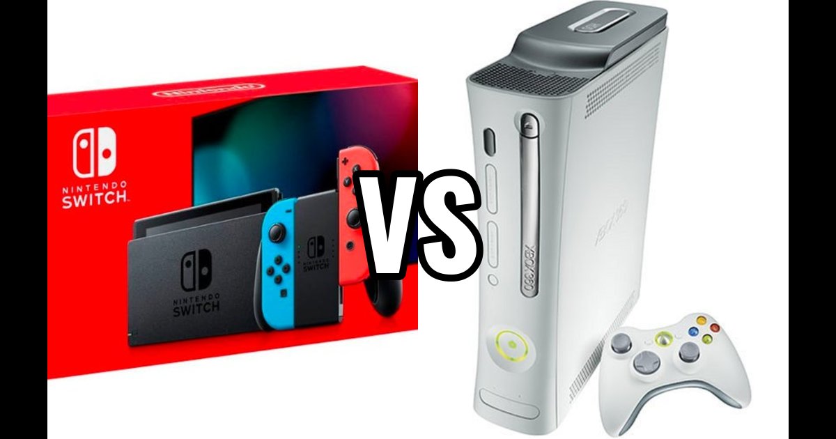 Nintendo Switch vs Xbox 360: Nintendo Switch Leads