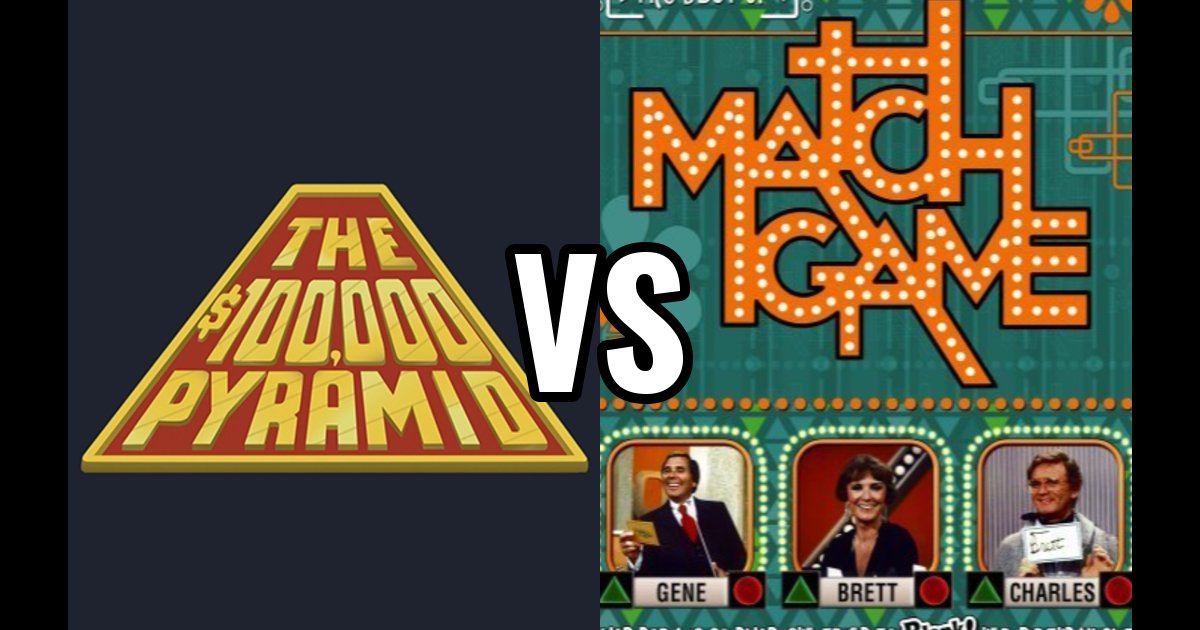 $100,000 Pyramid vs Match Game: $100,000 Pyramid Leads