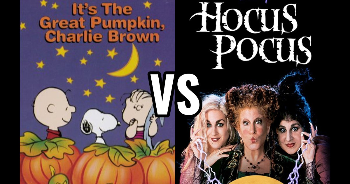 It’s the Great Pumpkin, Charlie Brown (1966) vs Hocus Pocus (1993 ...
