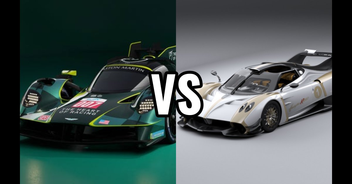 Aston Martin Valkyrie vs Pagani Huayra: Aston Martin Valkyrie Leads