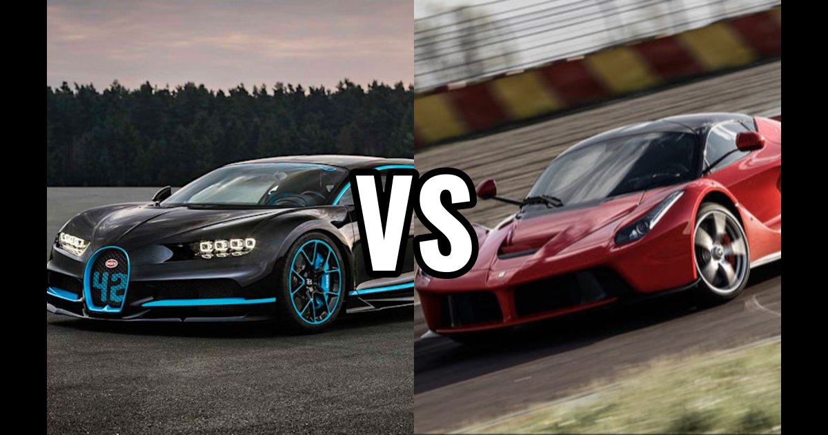 Bugatti Veyron vs Ferrari LaFerrari: Fans Are Split