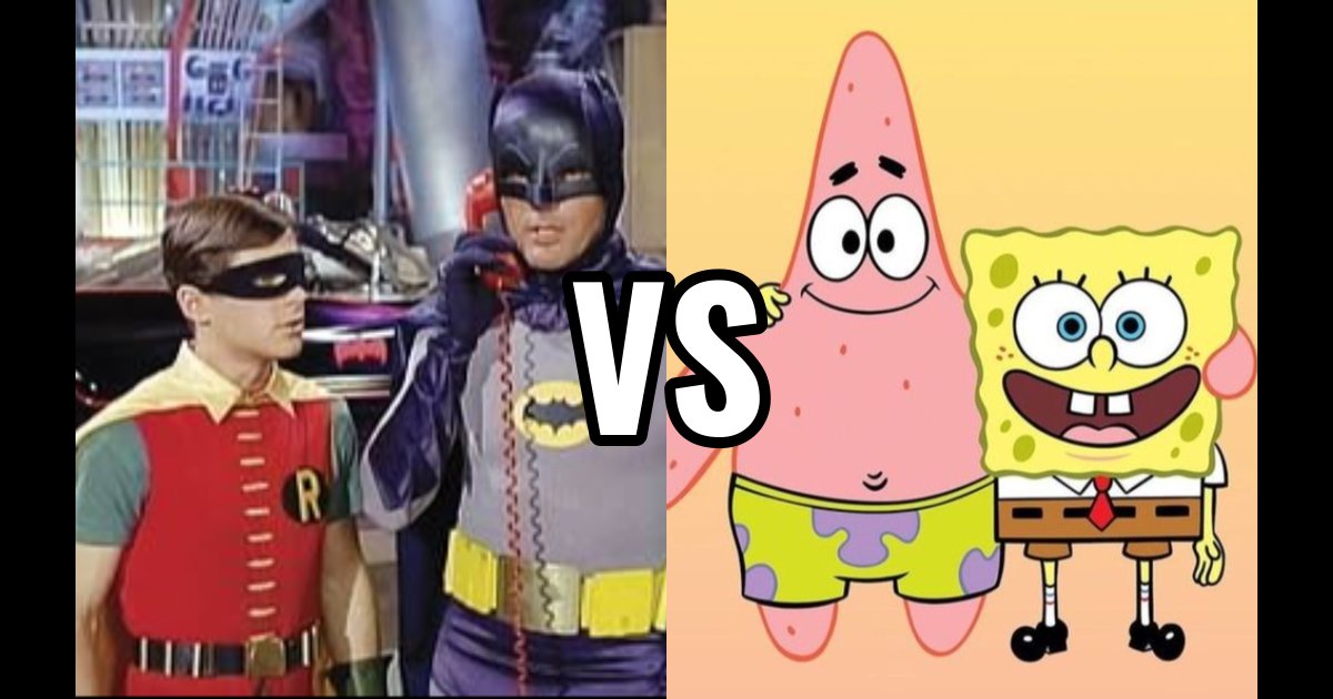 Batman & Robin (1960s series) vs SpongeBob & Patrick (SpongeBob ...