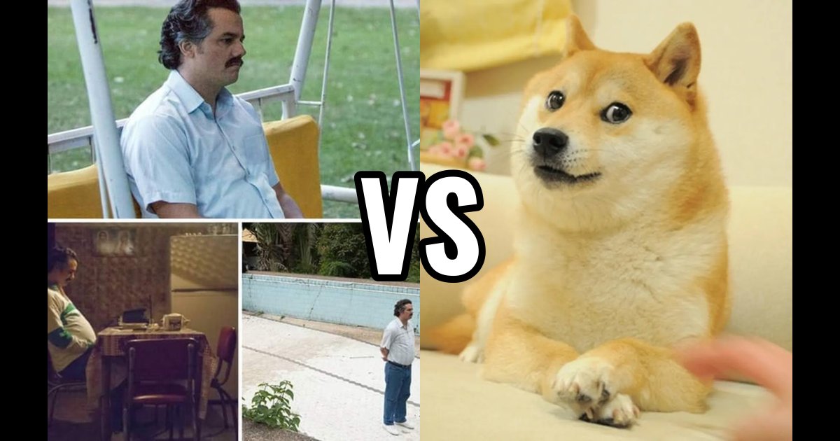 Doge vs Sad Pablo Escobar: Doge Leads