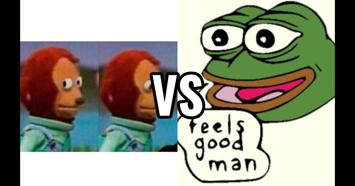 Monkey Puppet vs Pepe the Frog: Monkey Puppet Leads
