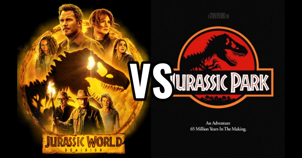 Jurassic Park (1993) vs Jurassic World: Dominion (2022): Jurassic Park ...