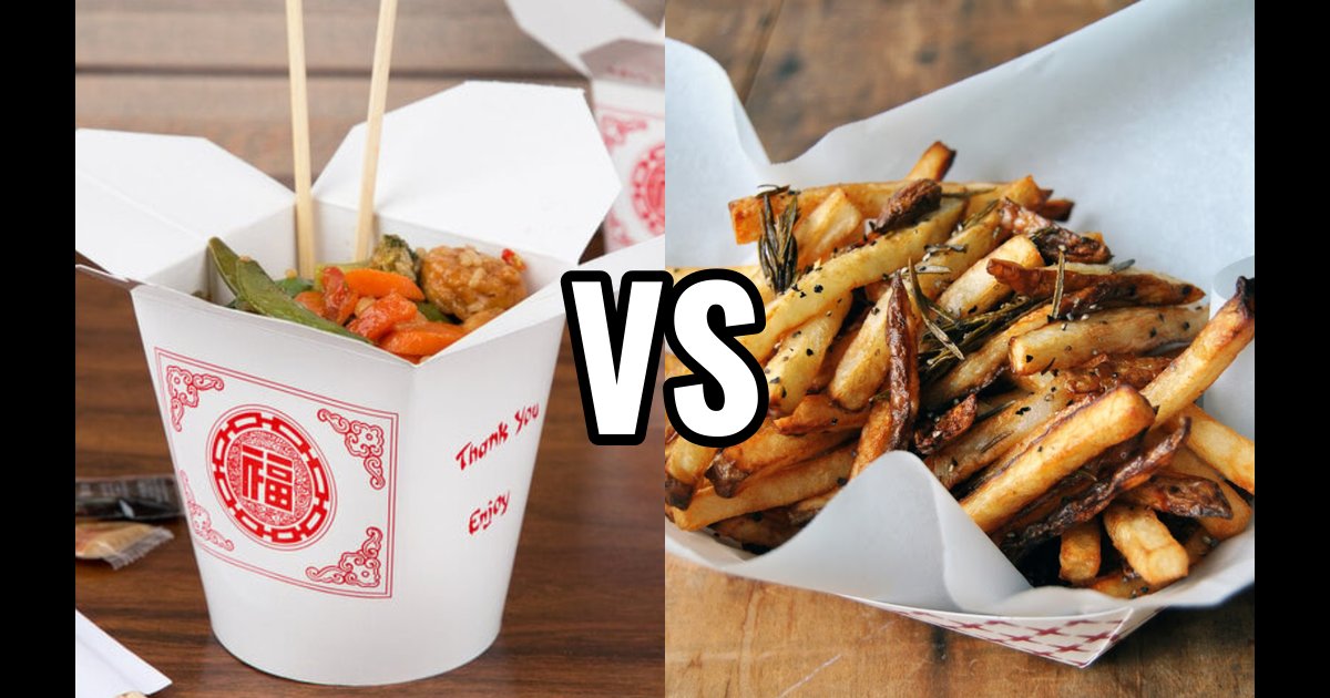 Chinese Food vs French Fries: Fans Are Split