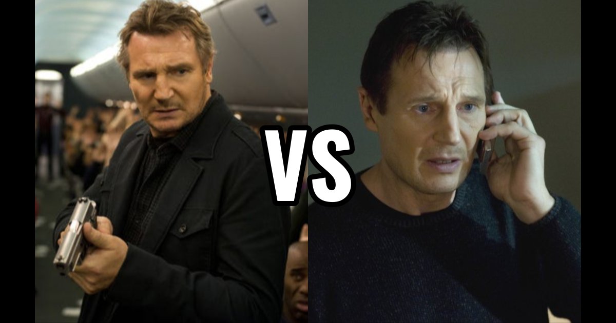 Bill Marks in Non-Stop vs Bryan Mills in Taken: Bryan Mills in Taken Leads