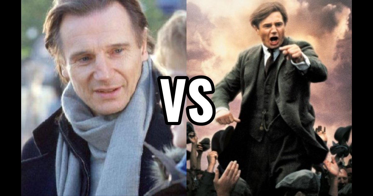 Daniel in Love Actually vs Michael Collins in Michael Collins: Daniel ...
