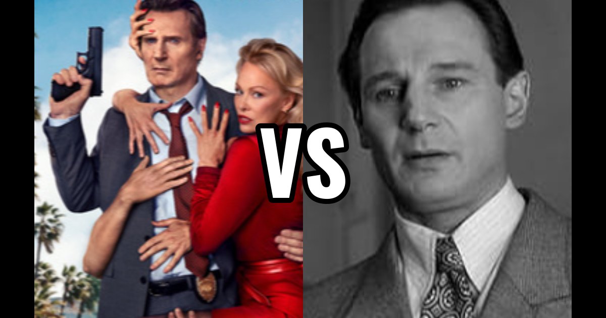 Frank Drebin Jr. in The Naked Gun 2025 vs Oskar Schindler in Schindler ...