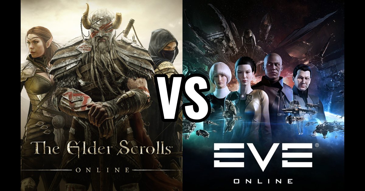 EVE Online vs Elder Scrolls Online: Elder Scrolls Online Leads