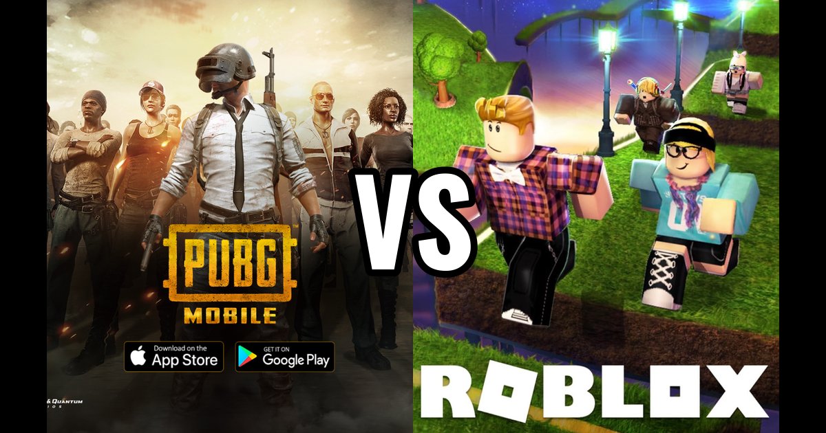 PUBG Mobile vs Roblox: Roblox Leads
