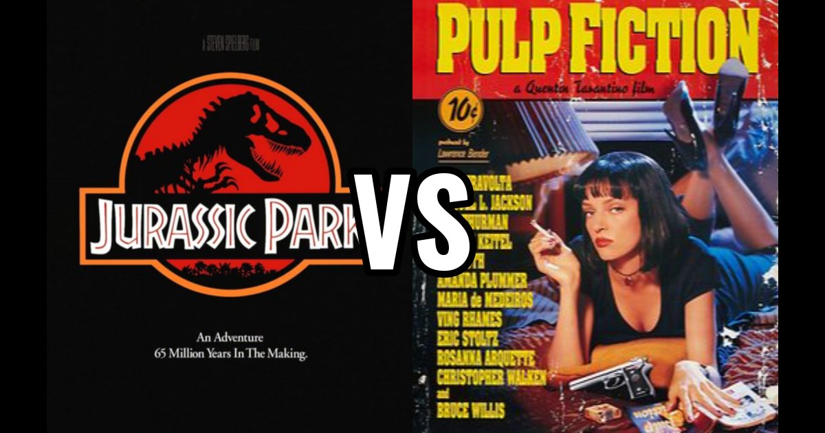 Jurassic Park (1993) vs Pulp Fiction (1994): Fans Are Split