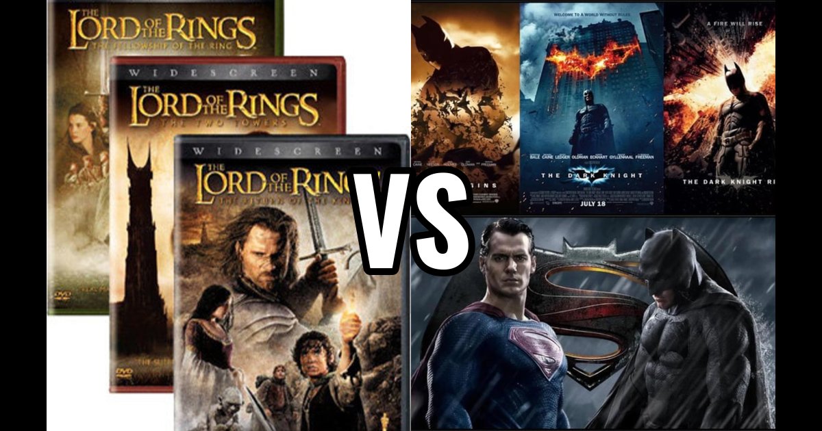 Lord of the Rings Trilogy vs Dark Knight Trilogy - Which Movie Trilogy ...
