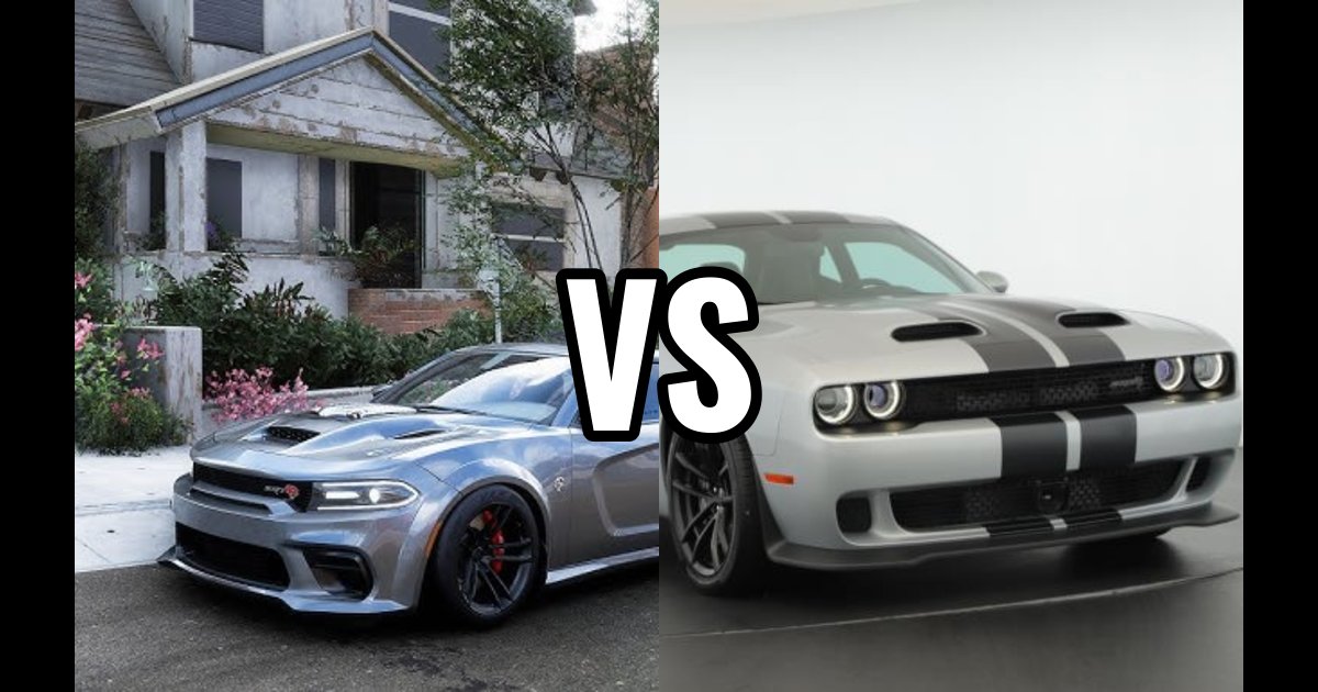 Dodge Charger Hellcat vs Dodge Challenger SRT Hellcat - Which Muscle ...