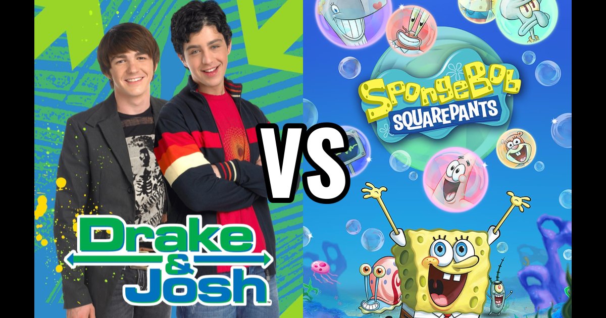 Drake & Josh vs SpongeBob SquarePants - Which Nickelodeon Show is Better?