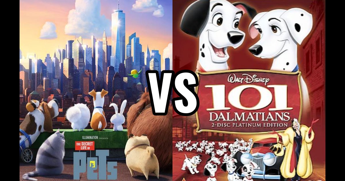 101 Dalmatians vs The Secret Life of Pets: 101 Dalmatians Leads