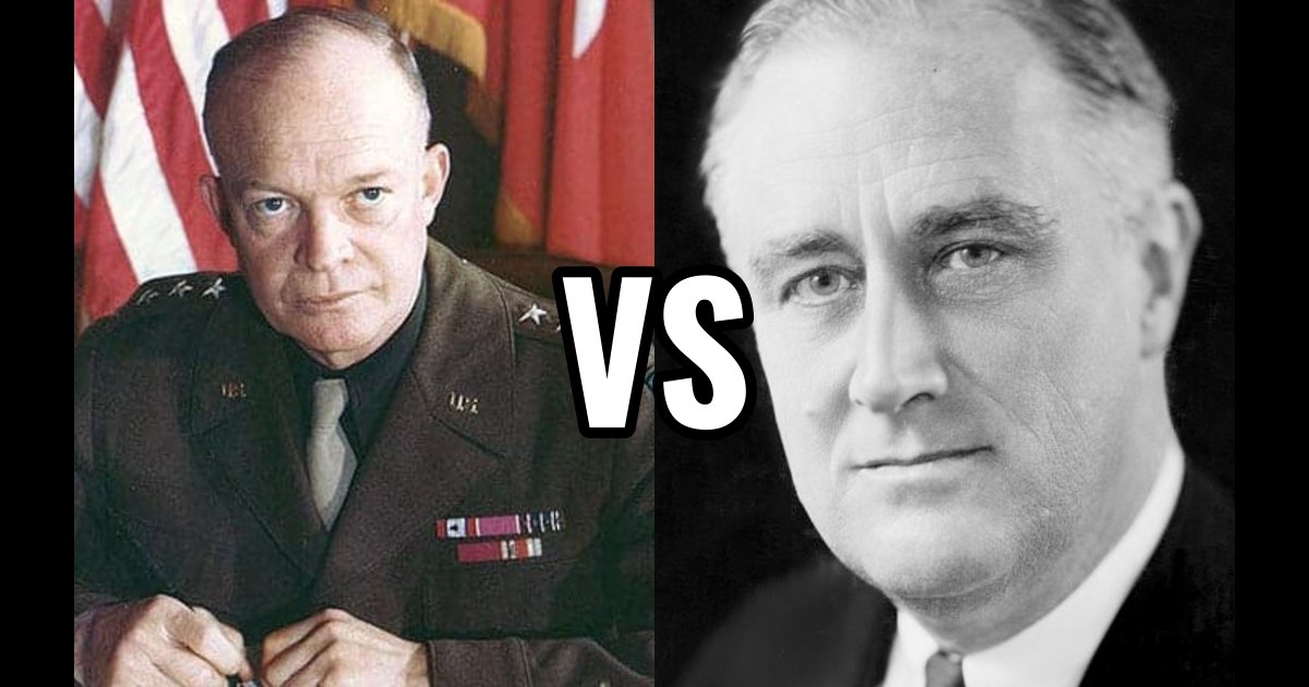 Dwight D. Eisenhower vs Franklin D. Roosevelt: Franklin D. Roosevelt Leads
