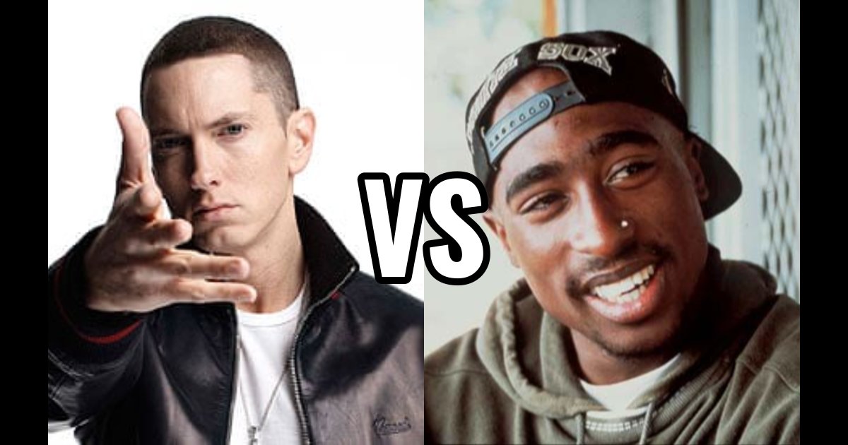 Eminem vs Tupac Shakur: Eminem Leads