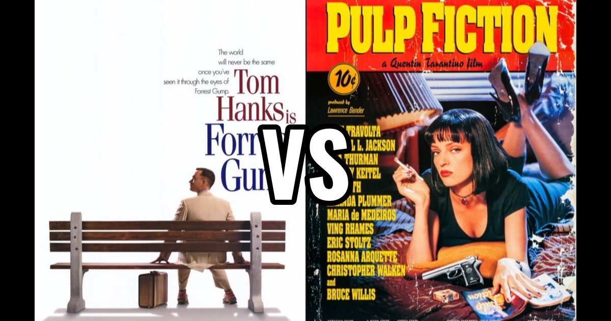 Forrest Gump vs Pulp Fiction (1994): Forrest Gump Leads