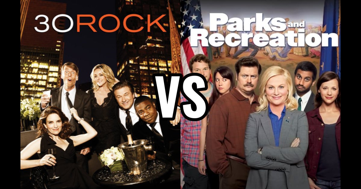 30 Rock vs Parks and Recreation: Parks and Recreation Leads