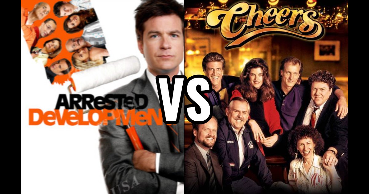 Arrested Development vs Cheers: Cheers Leads