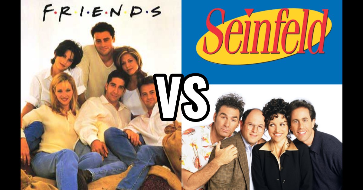 Friends vs Seinfeld: Seinfeld Leads
