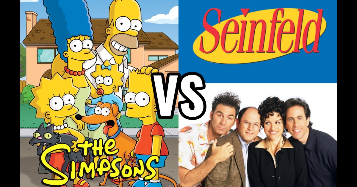 Seinfeld vs The Simpsons: Seinfeld Leads