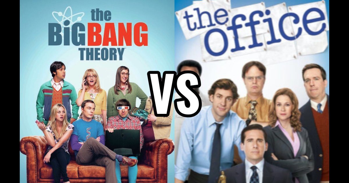 The Big Bang Theory vs The Office : The Office Leads