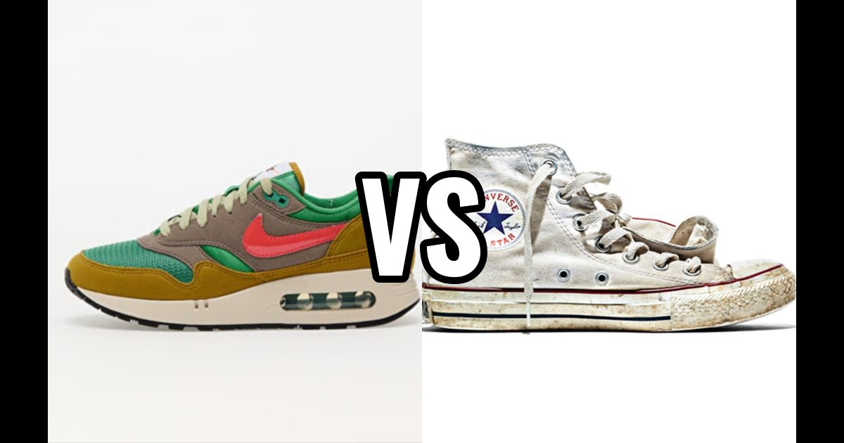 Converse Chuck Taylor All-Star vs Nike Air Max 1: Converse Chuck Taylor ...