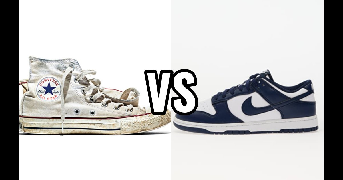 Converse Chuck Taylor All-Star vs Nike Dunk Low - Which Sneaker ...