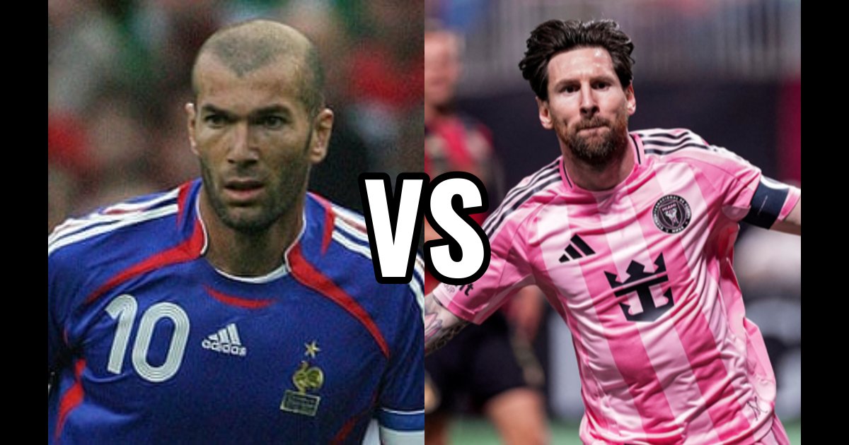 Zinedine Zidane vs Lionel Messi - Which Soccer Player is Better?