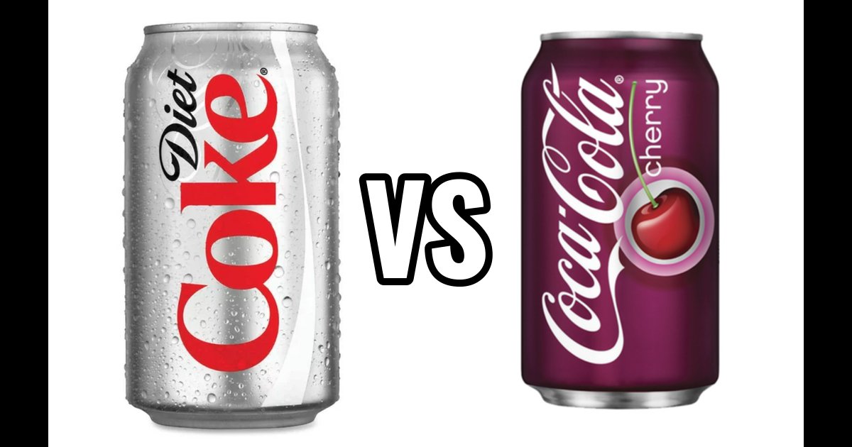 Cherry Coke vs Diet Coke: Cherry Coke Leads