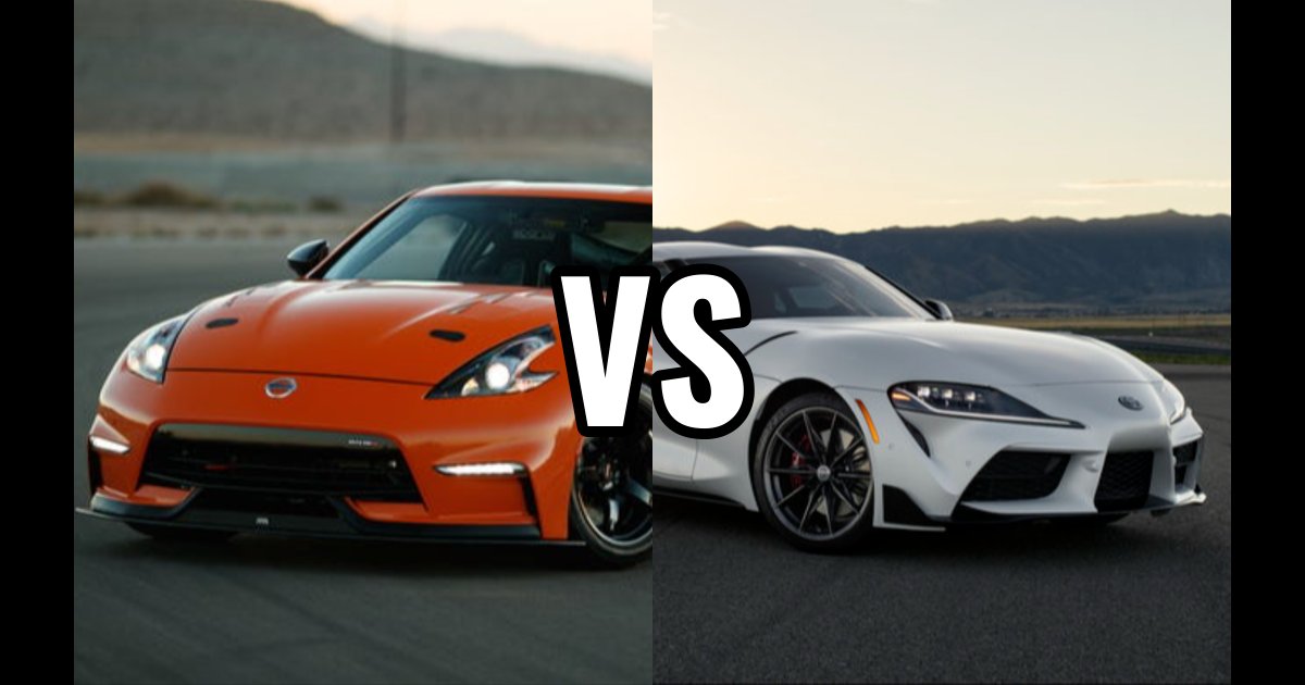 Nissan 370z vs Toyota GR Supra: Toyota GR Supra Leads