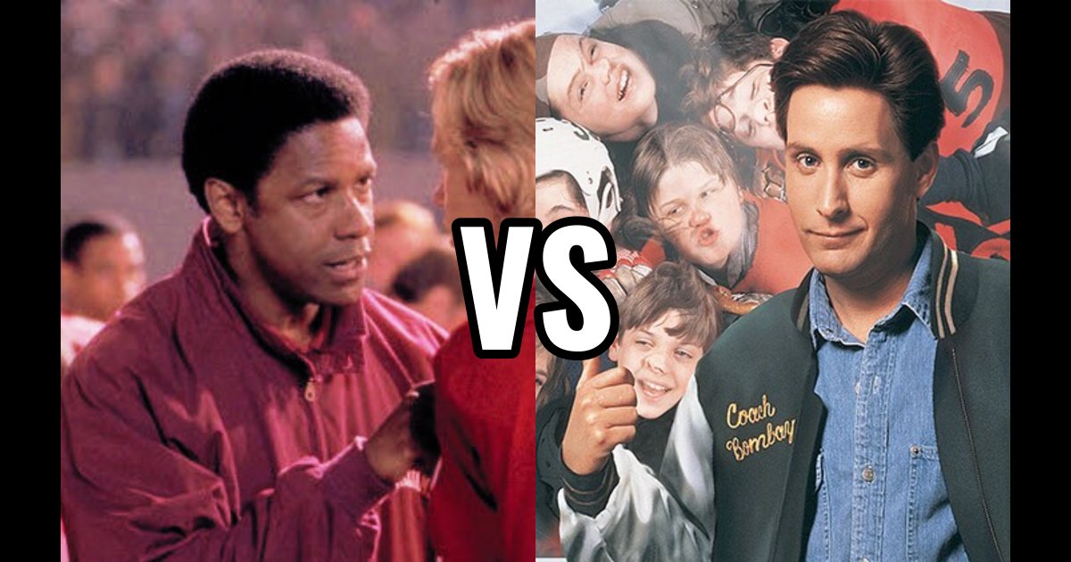 Coach Bombay (Mighty Ducks) vs Herman Boone (Remember the Titans ...