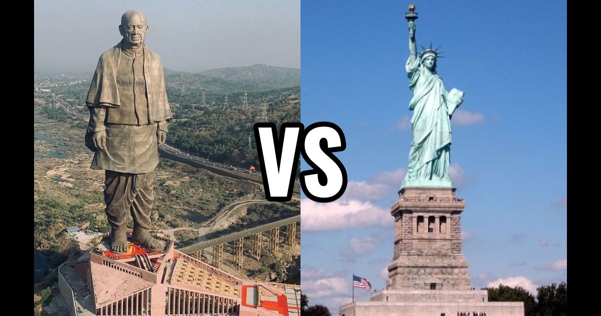 Statue of Liberty vs Statue of Unity: Statue of Liberty Leads