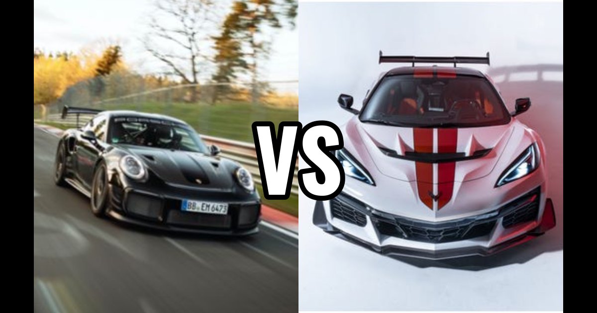 Chevrolet Corvette C8 Z06 vs Porsche 911 GT2 RS: Chevrolet Corvette C8 ...