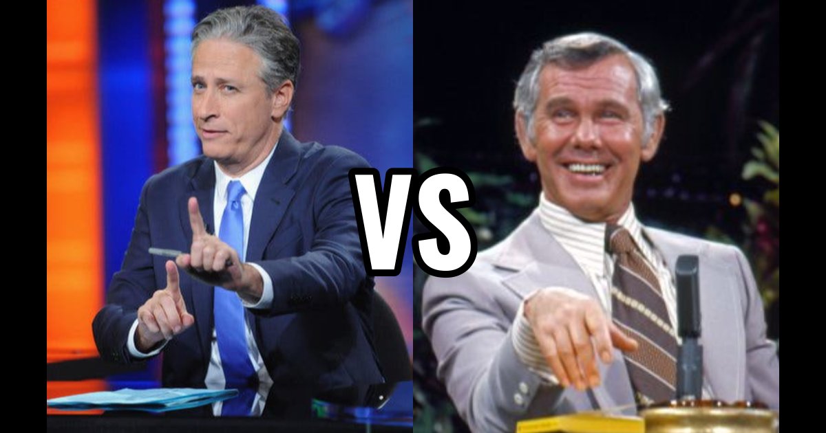 Johnny Carson vs Jon Stewart: Johnny Carson Leads