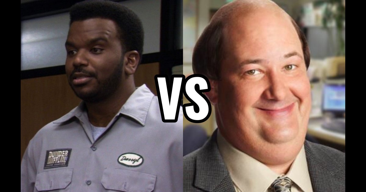 Darryl Philbin vs Kevin Malone: Kevin Malone Leads