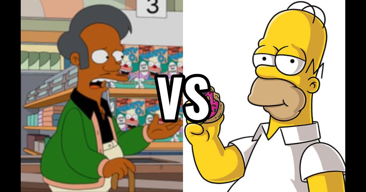 Apu vs Homer Simpson - Which The Simpsons Character is Better?