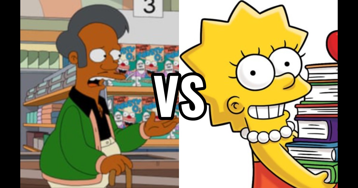 Apu vs Lisa Simpson - Which The Simpsons Character is Better?