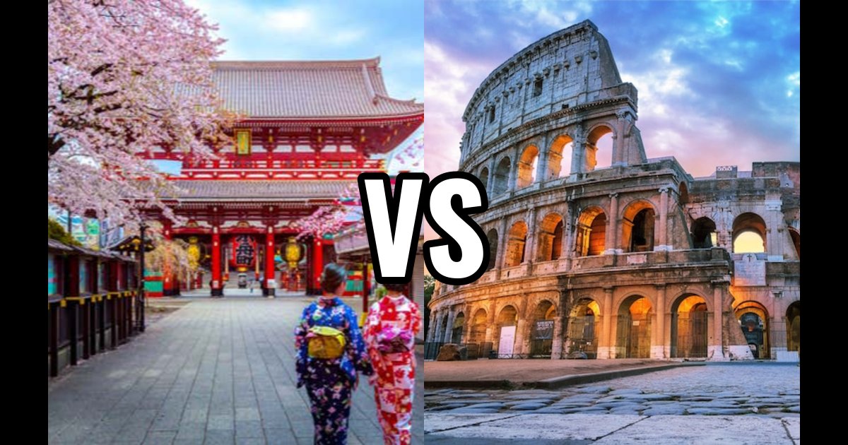 Rome, Italy vs Tokyo, Japan: Rome, Italy Leads