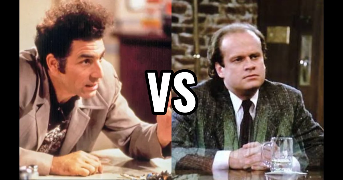 Cosmo Kramer (Seinfeld) vs Frasier Crane (Cheers / Frasier) - Which TV ...