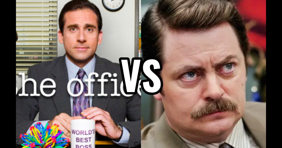 Michael Scott (The Office) vs Ron Swanson (Parks and Recreation ...
